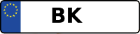 BK ----- (Kfz-Kennzeichen)